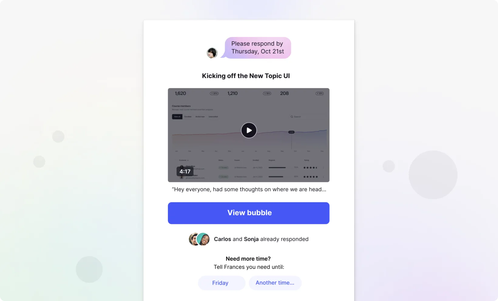 Introducing Bubbles for Teams - Bubbles